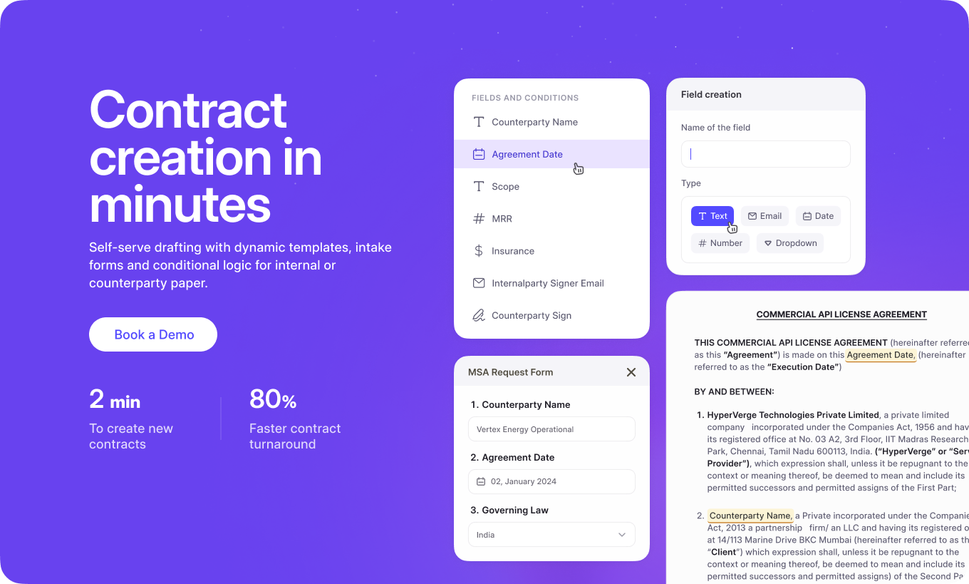 AI-Enabled Contract Creation Software | HyperStart CLM