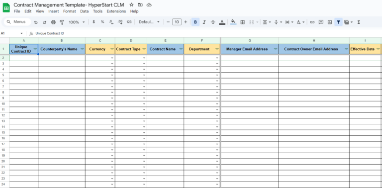 Contract Management Template Excel Explained [+ Free Template]